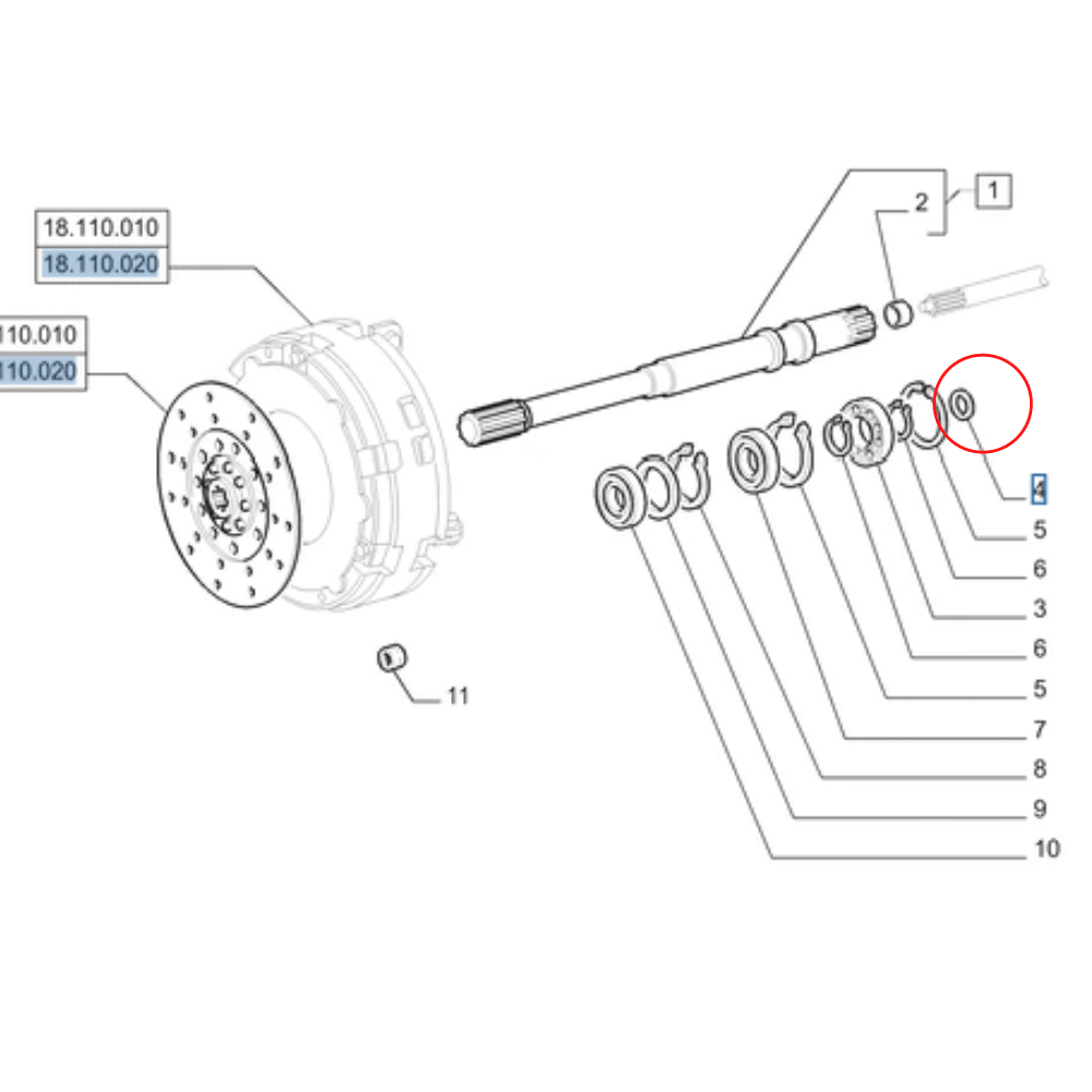 Retentor De Borracha Do Eix Nh | Case Ih 84226406 Cnh Teste - pontodoagro