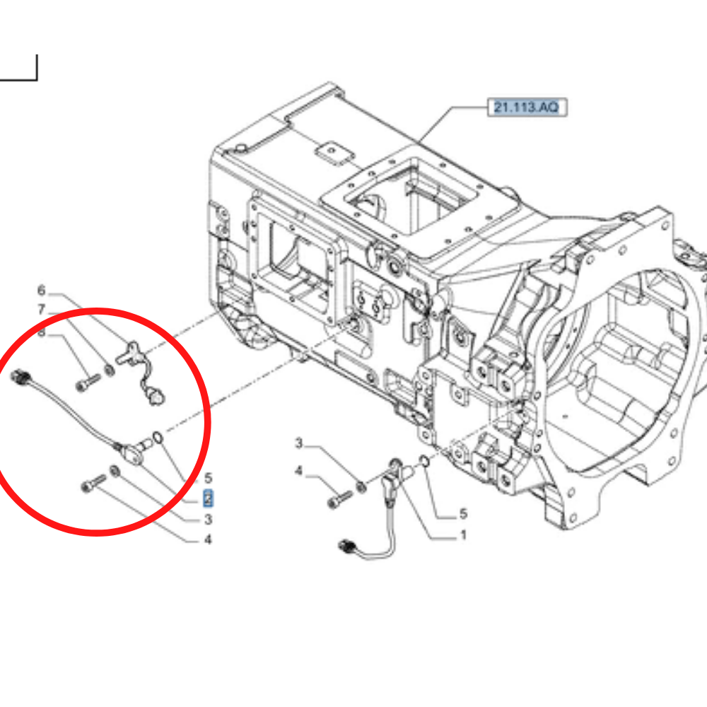 Sensor De Velocidade New Holland | Case Ih 87564761 - pontodoagro