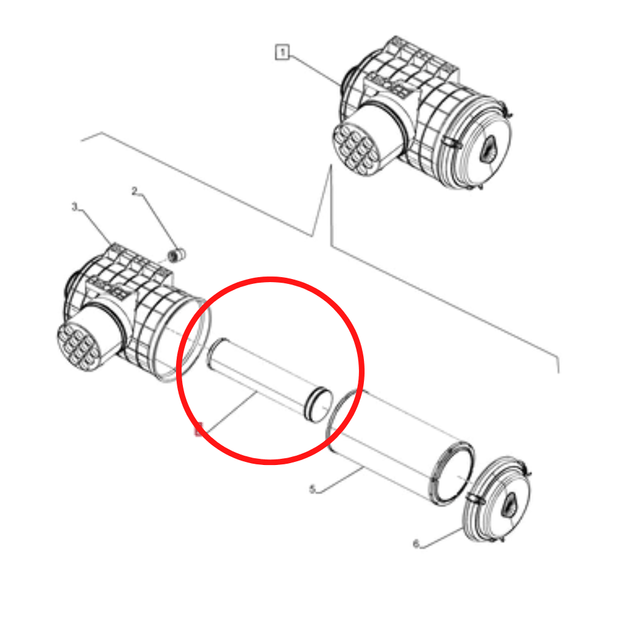 Filtro De Ar Secundario New Holland | Case Ih 87683000 - pontodoagro
