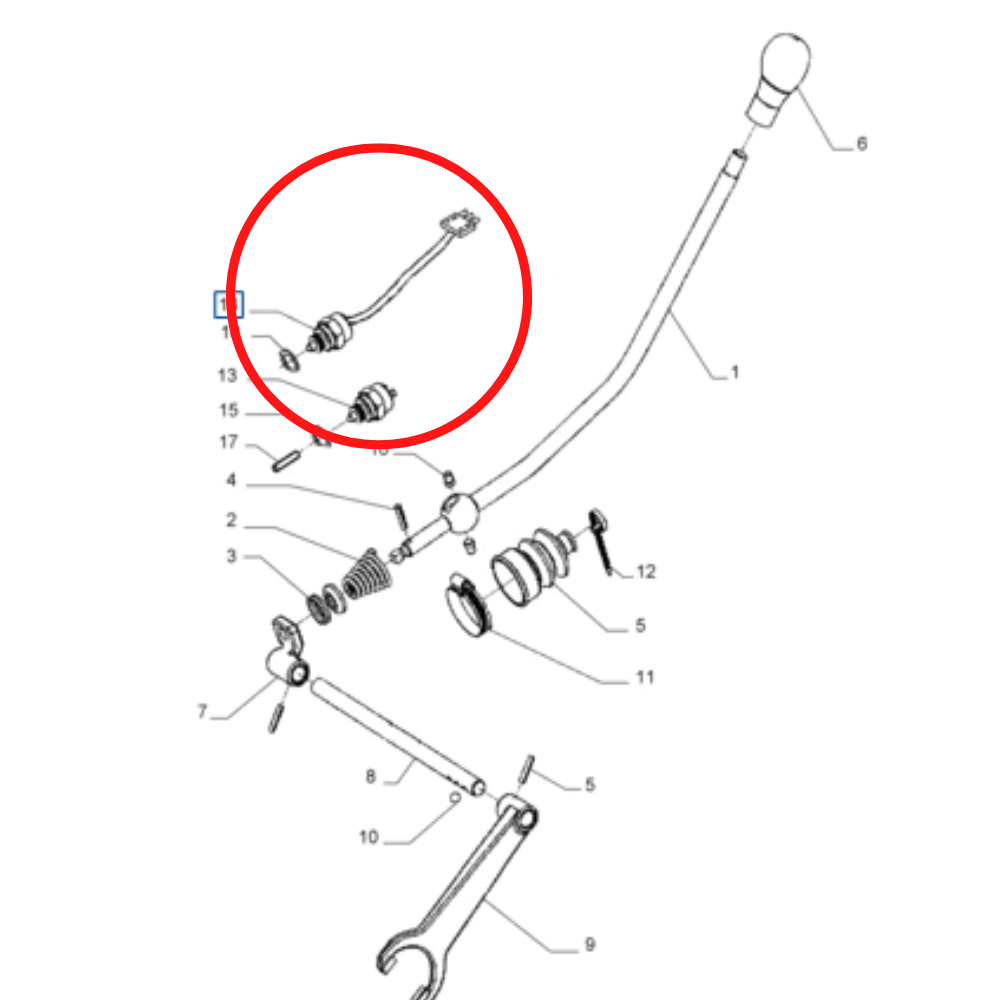 Interruptor De Partida New Holland | Case Ih 48001150 - pontodoagro
