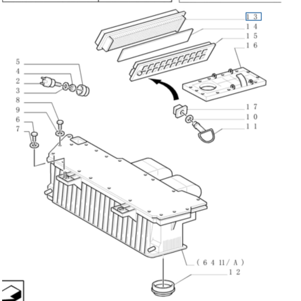 Filtro Ar Condicionado Trator New Holland | Case Ih 5196842 - pontodoagro