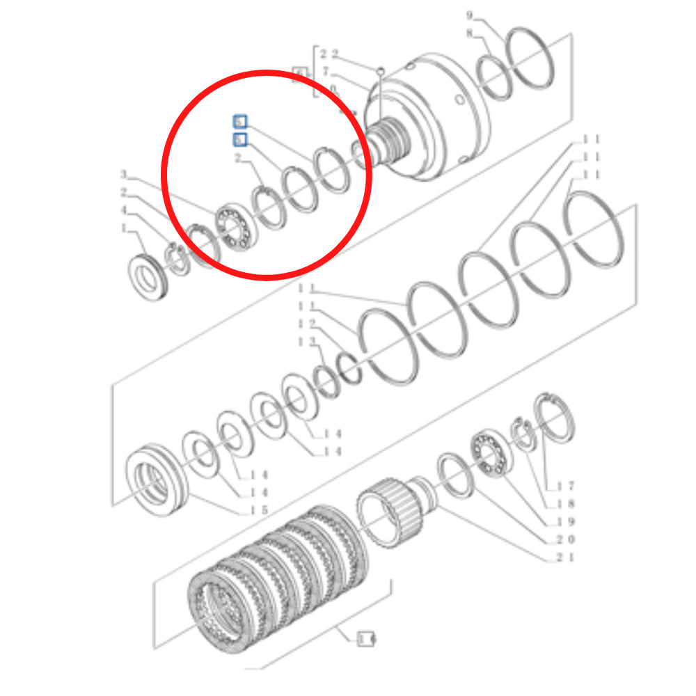 Anel Vedacao New Holland | Case Ih 5131232 - pontodoagro