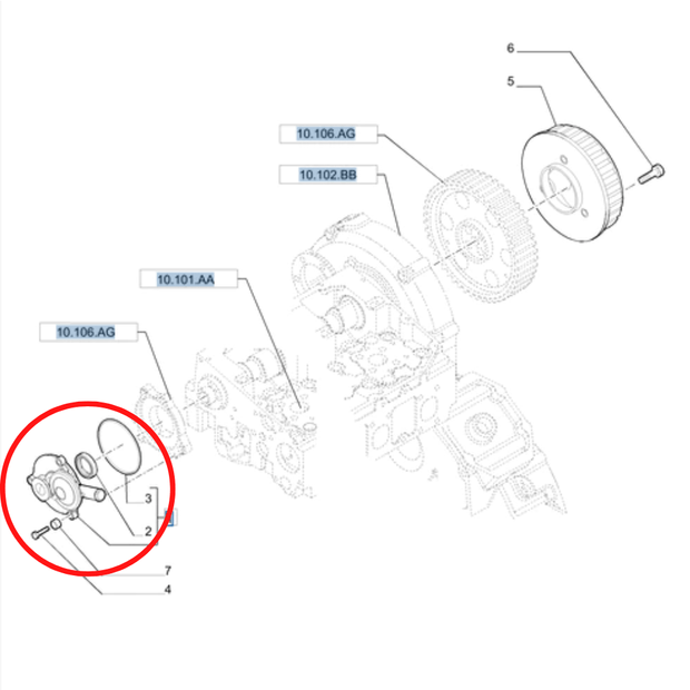 Respiro Motor Trator New Holland |Case Ih 504089127 - pontodoagro