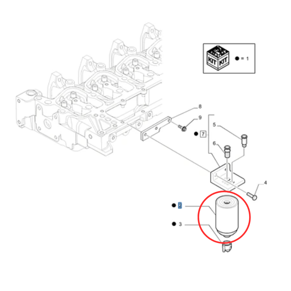 Filtro De Combustivel New Holland | Case Ih 84526251 - pontodoagro