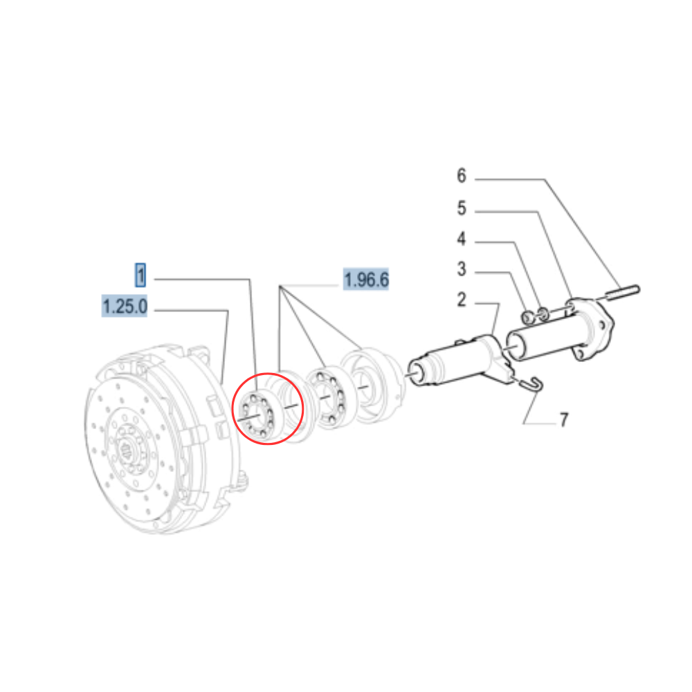Rolamento Esferico Embreagem New Holland | Case Ih 87345759 - pontodoagro