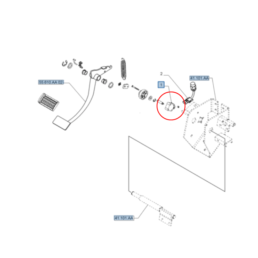 Sensor Eletrico New Holland | Case Ih 47901520 - pontodoagro